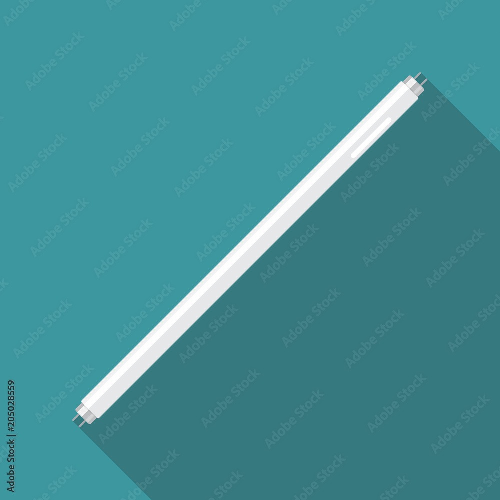 Fluorescent tube lamp Stock Vector | Adobe Stock