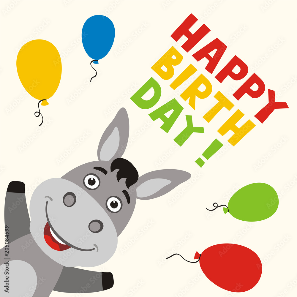 Happy Birthday Donkey