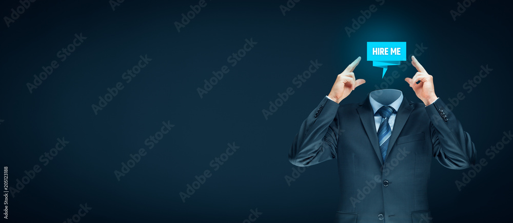 Hire me Stock-Foto | Adobe Stock