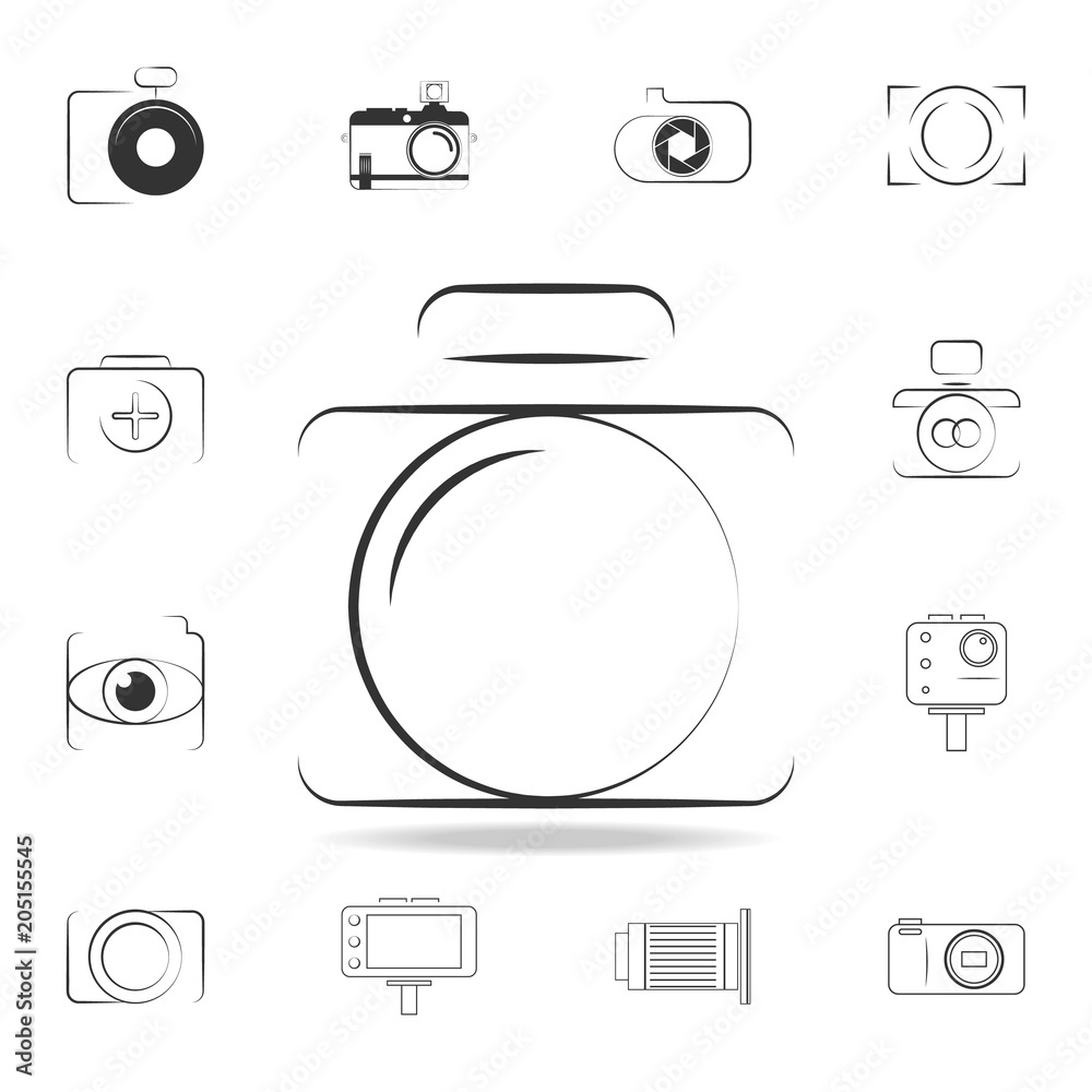 logo camera icon. Detailed set of photo camera icons. Premium graphic ...
