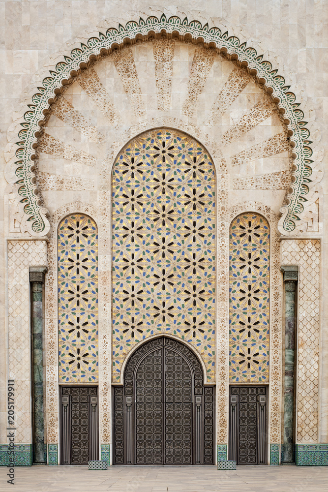 Hassan Ii Mosque Door