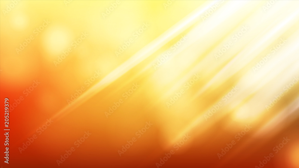 Sunlight Background Vector. Realistic Blur Design. Soft Flare. Sunshine ...