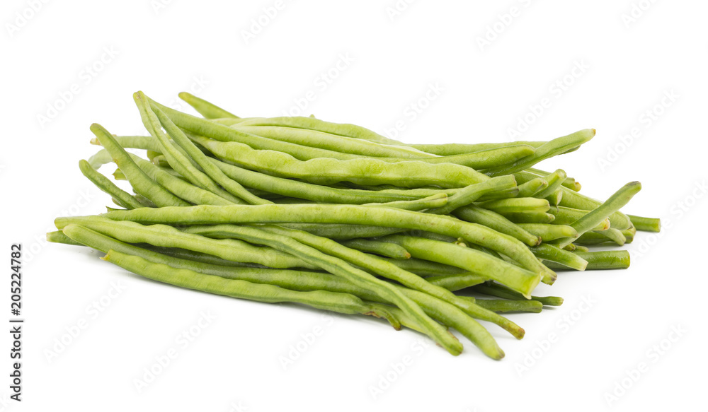 Heap of Green Beans Also Called Snap Beans or String Beans isolated on ...