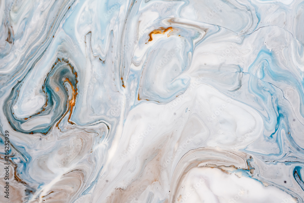 Liquid marble texture. Abstract painting, can be used as a trendy ...
