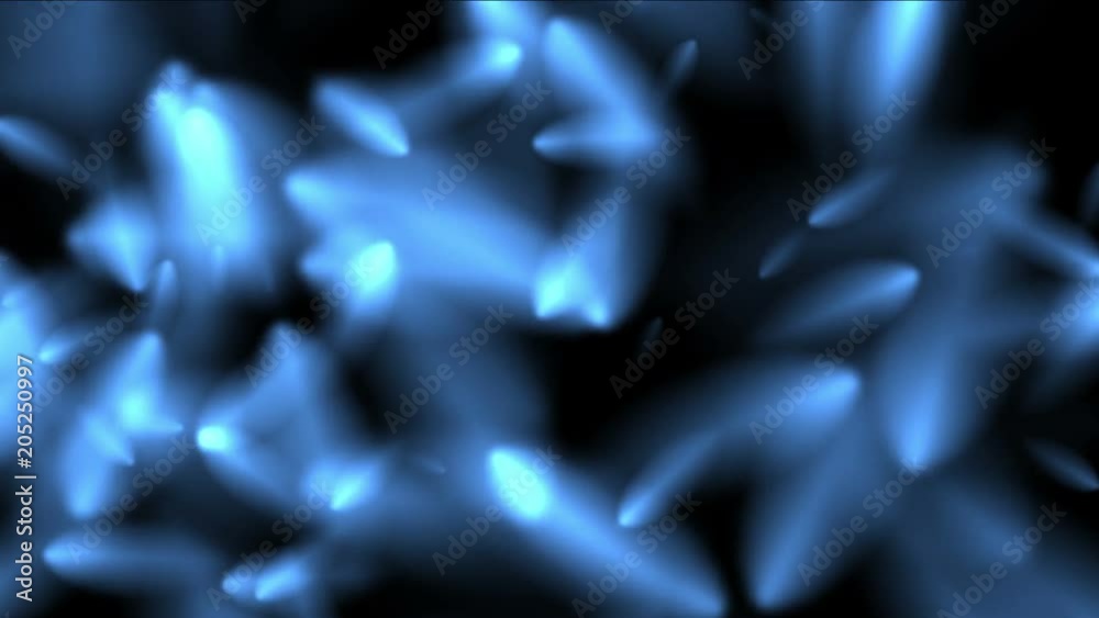 4K Meteor universe space background,flying smoke bomb missile,microbes ...