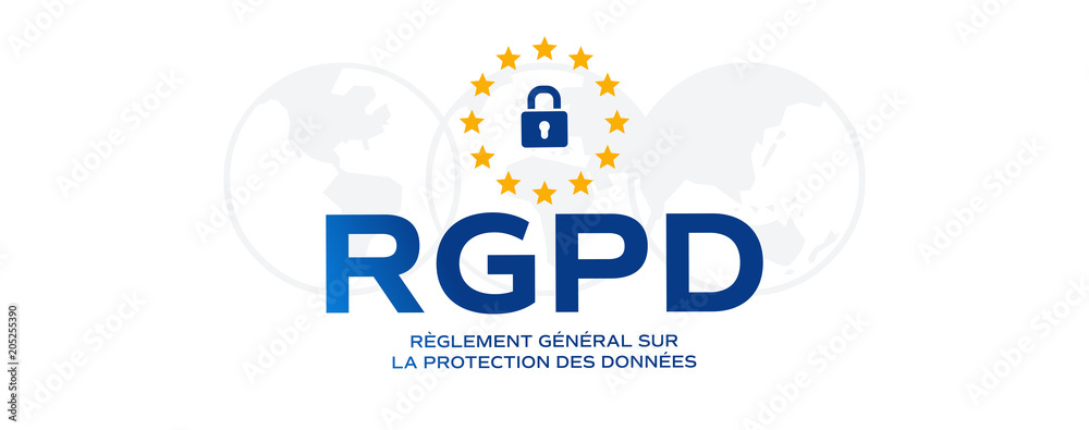 Vecteur Stock RGPD / Règlement Général sur la Protection des Données ...