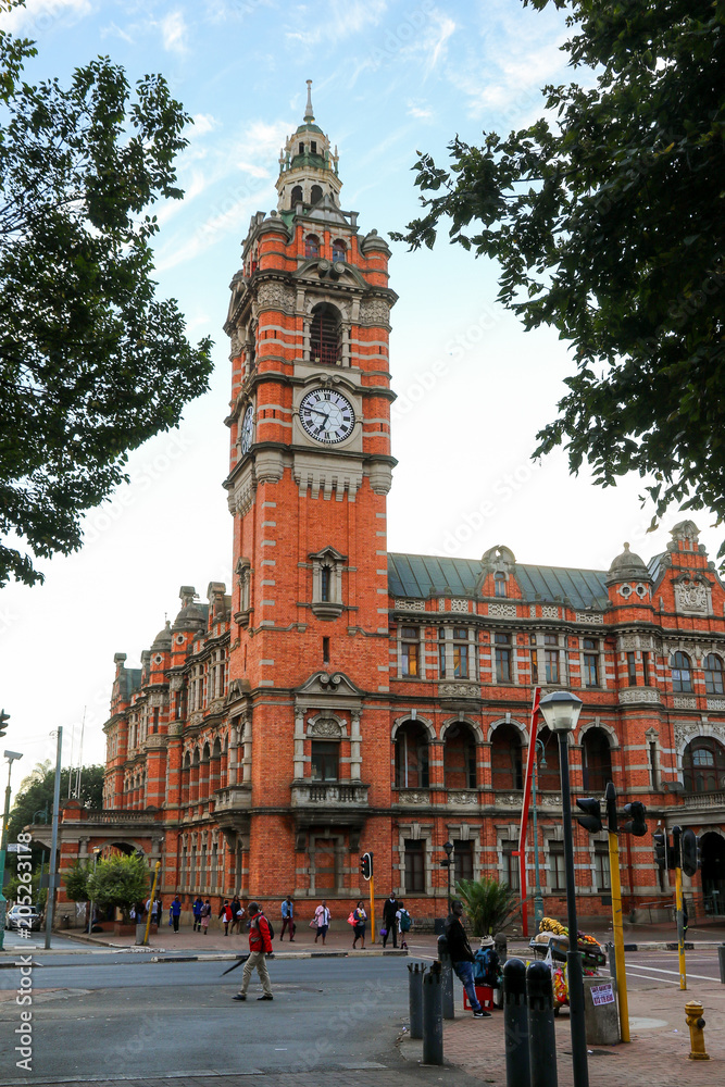 Clocktower of the Pietermaritzburg City Hall , capital of the KwaZulu ...