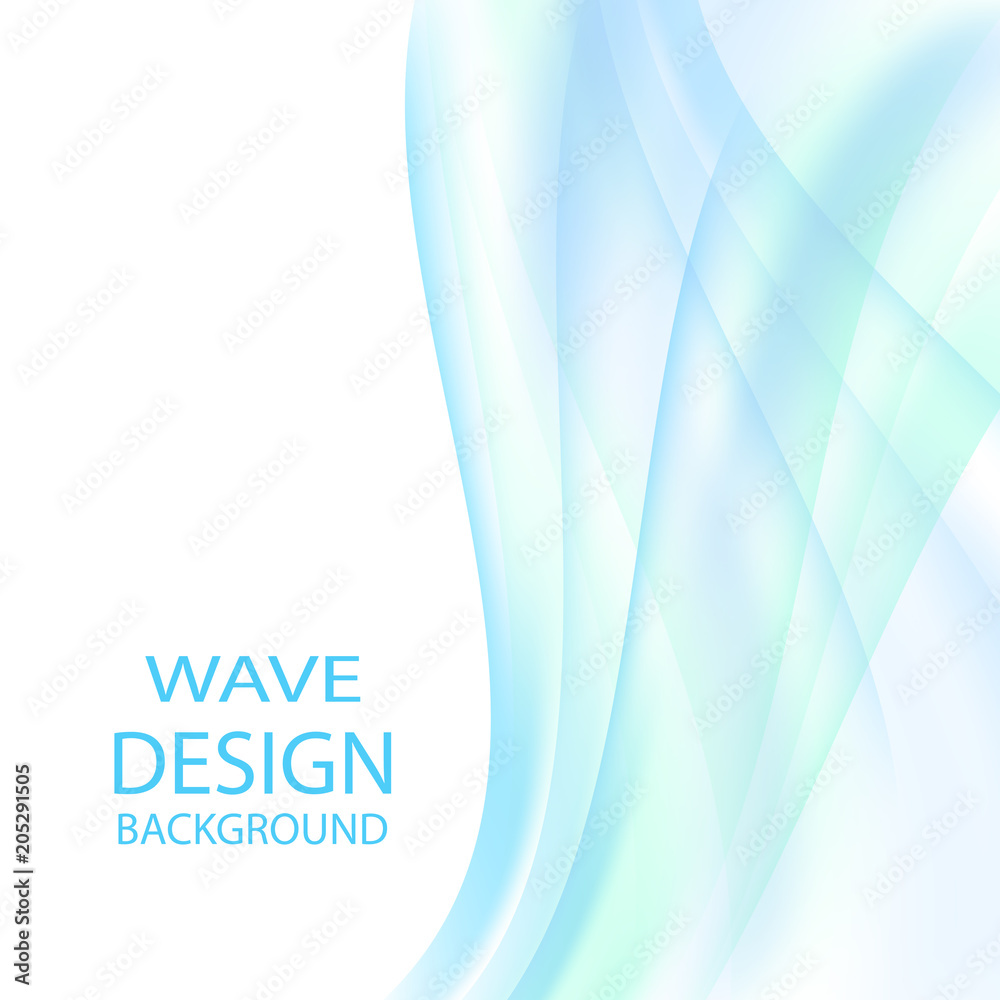 Light Blue Waves Background