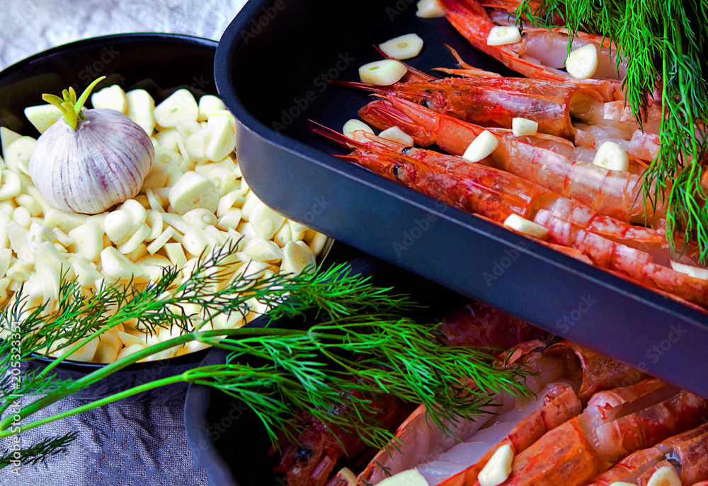 Norwegian lobster, also langoustine, scampi (lat.Nephrops norvegicus ...