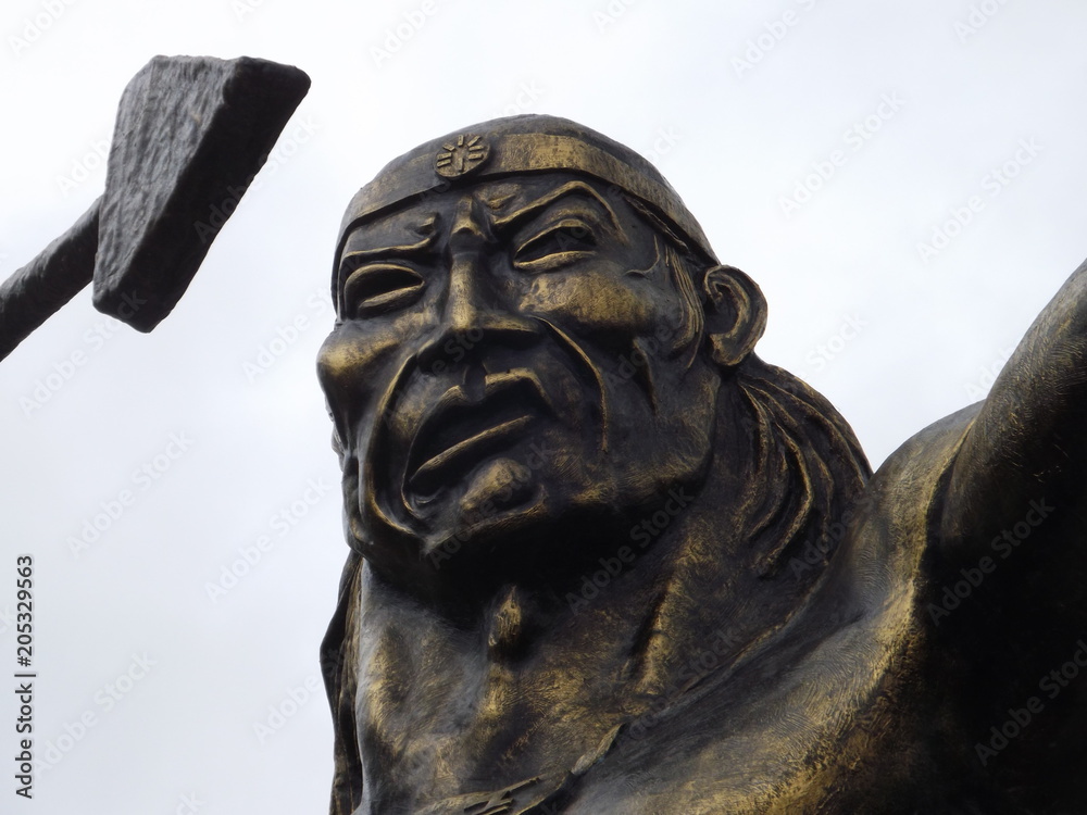 Monumento del General Rumiñahui en Píllaro Tungurahua Ecuador Stock ...
