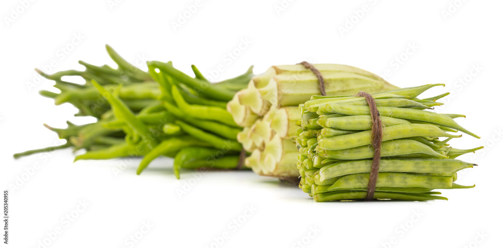 Guar or Cluster Bean With Others Vegetables Also Known as Gavar, Guwar ...
