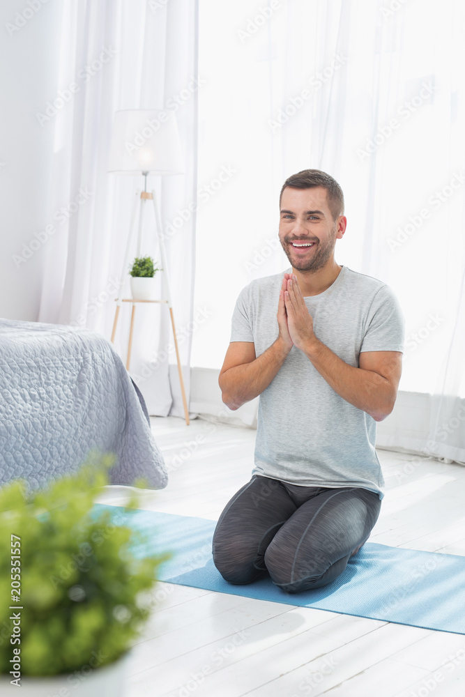 Happy Yoga Man