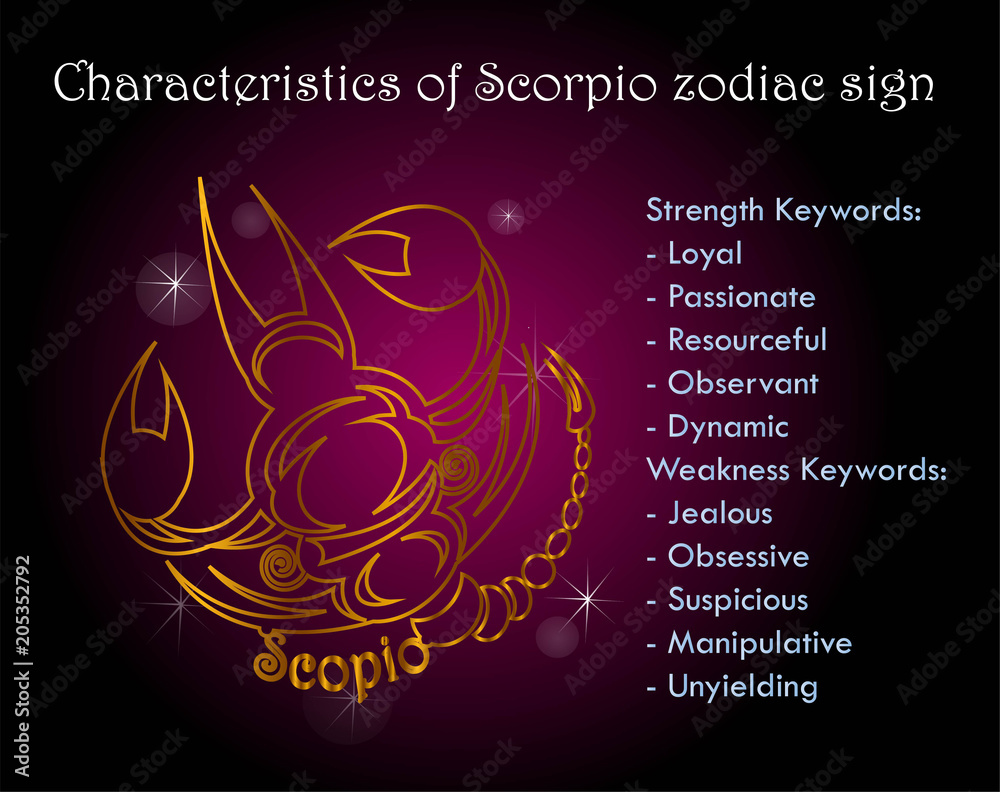 Zodiac Characteristics Scorpio