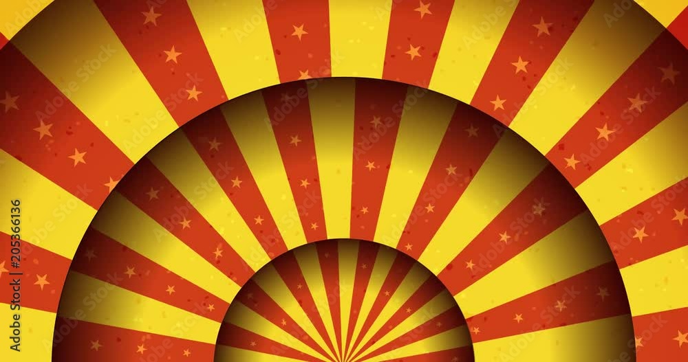 Vintage Animated Circus Merry-Go-Round Background/ Seamless looped ...