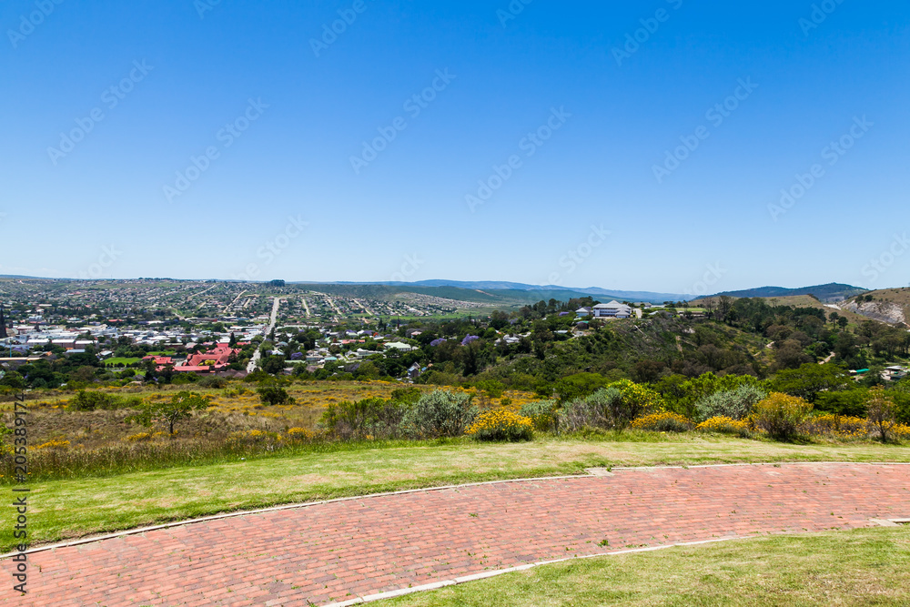 The town of Grahamstown from the view point of the 1820 settler's ...