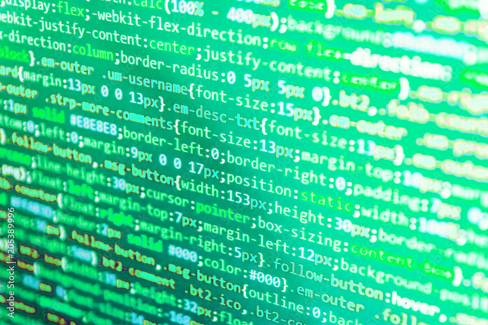 Programming Code Software Source Code Coding Hacker Concept Future Technology Creation