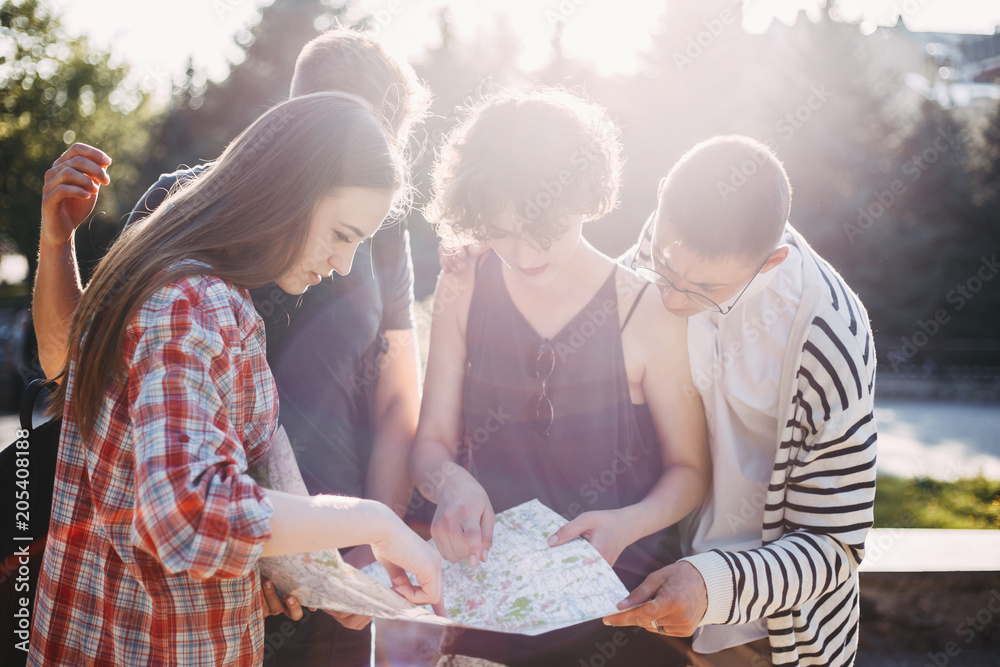 Traveling, sightseeing, group travel, city tour, student exchange ...