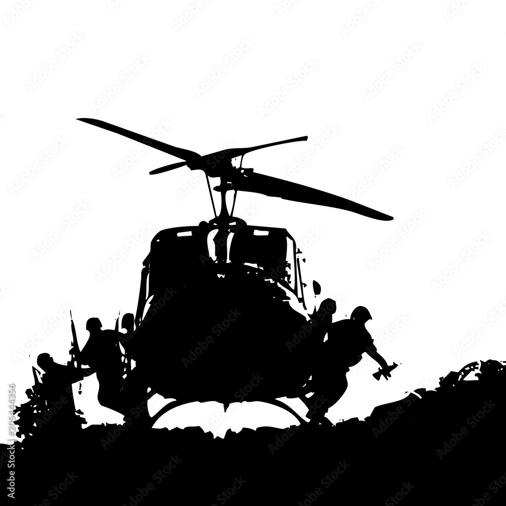 Despliegue de tropas Stock Vector | Adobe Stock