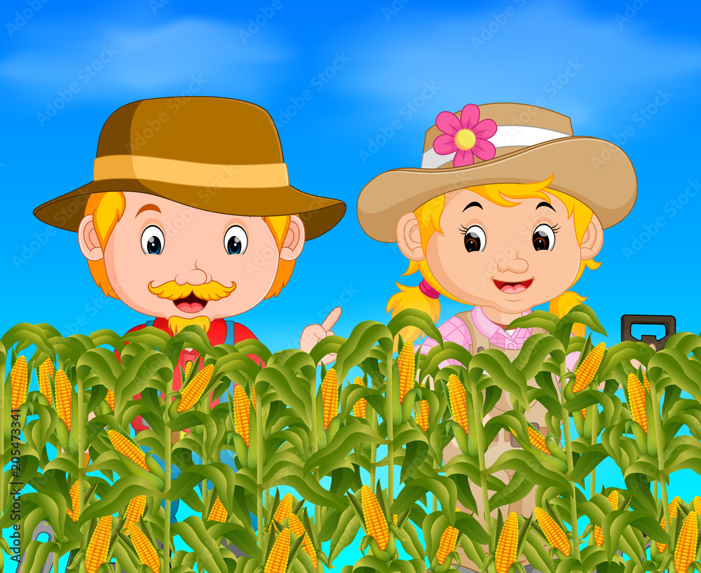 Animated Corn Field