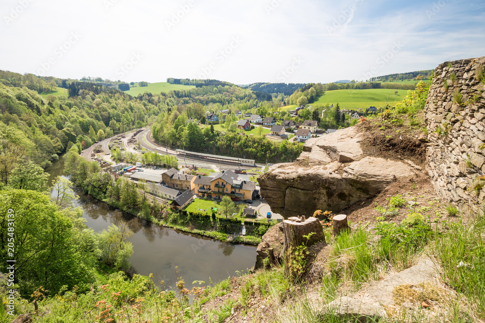 Wolkenstein im Erzgebirge Stock Photo | Adobe Stock
