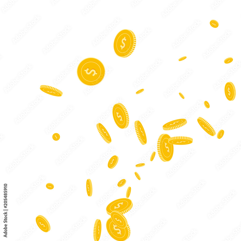 American Coins Falling