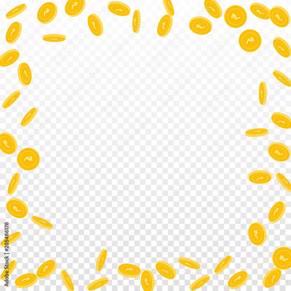 Coins Border Clip Art