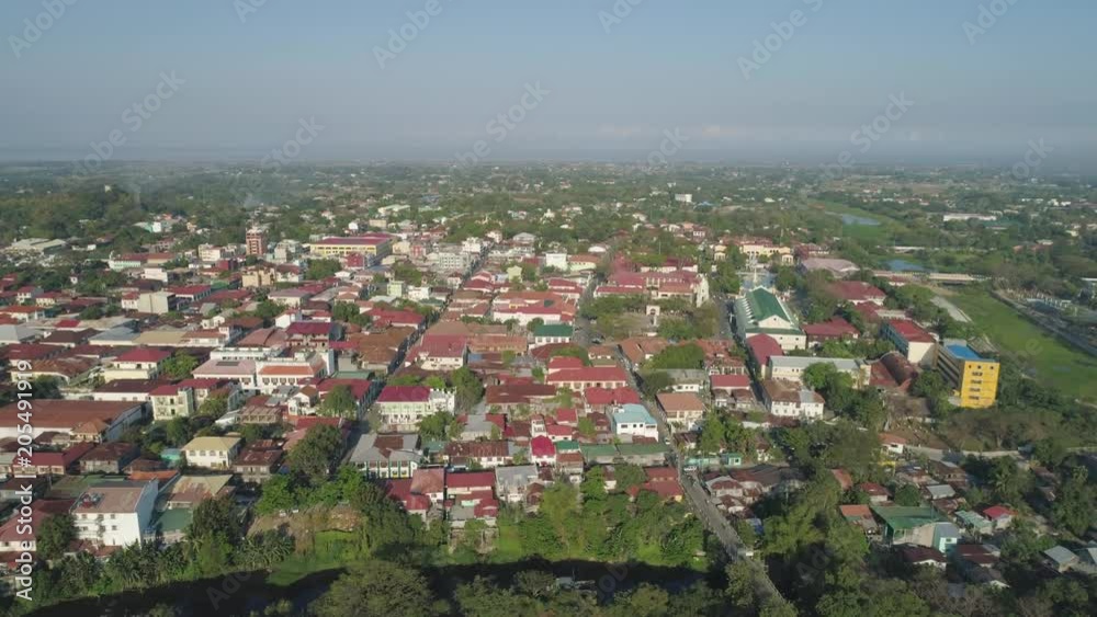 Vidéo Stock Historic colonial town in Spanish style Vigan, Philippines ...