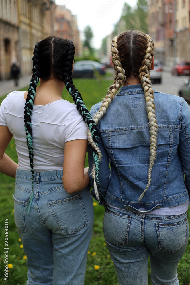 Blonde Braid Pigtails