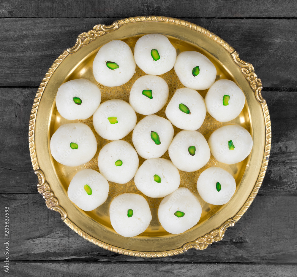 Indian Sweet Rasgulla Also Know as Rosogolla, Roshogolla, Rasagola, Ras ...