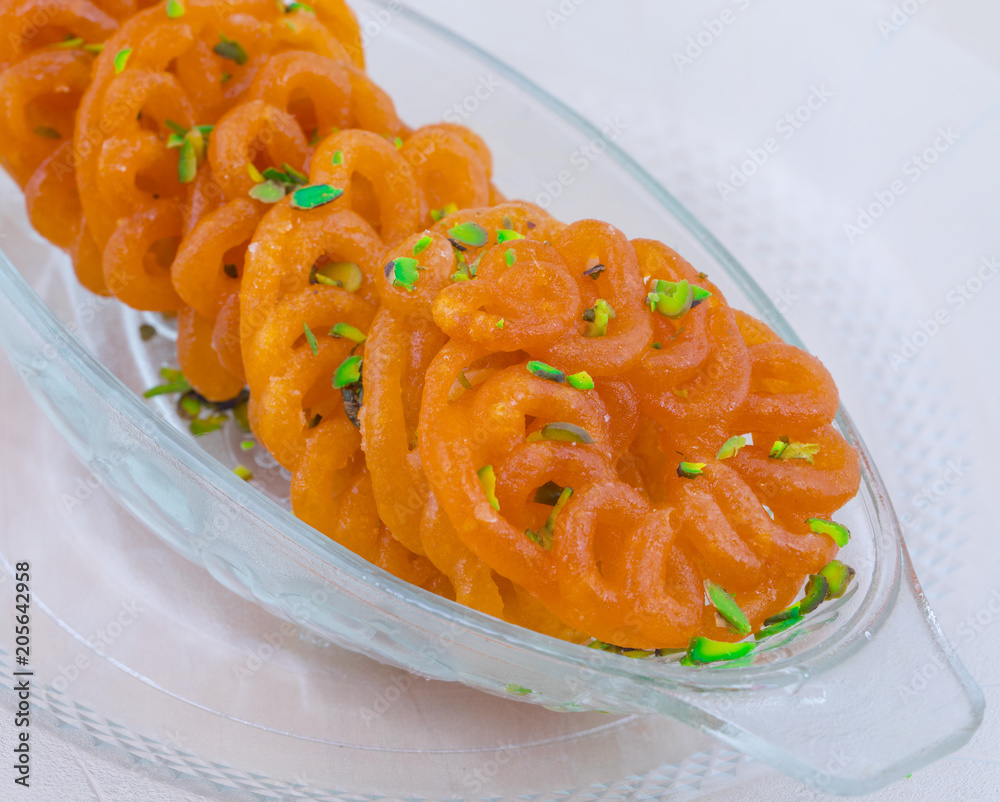 Indian Traditional Sweet Imarti Also Know as Amriti, Omriti, Jahangir ...