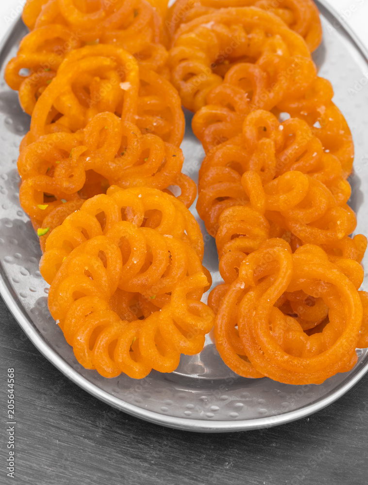 Indian Traditional Sweet Imarti Also Know as Amriti, Omriti, Jahangir ...