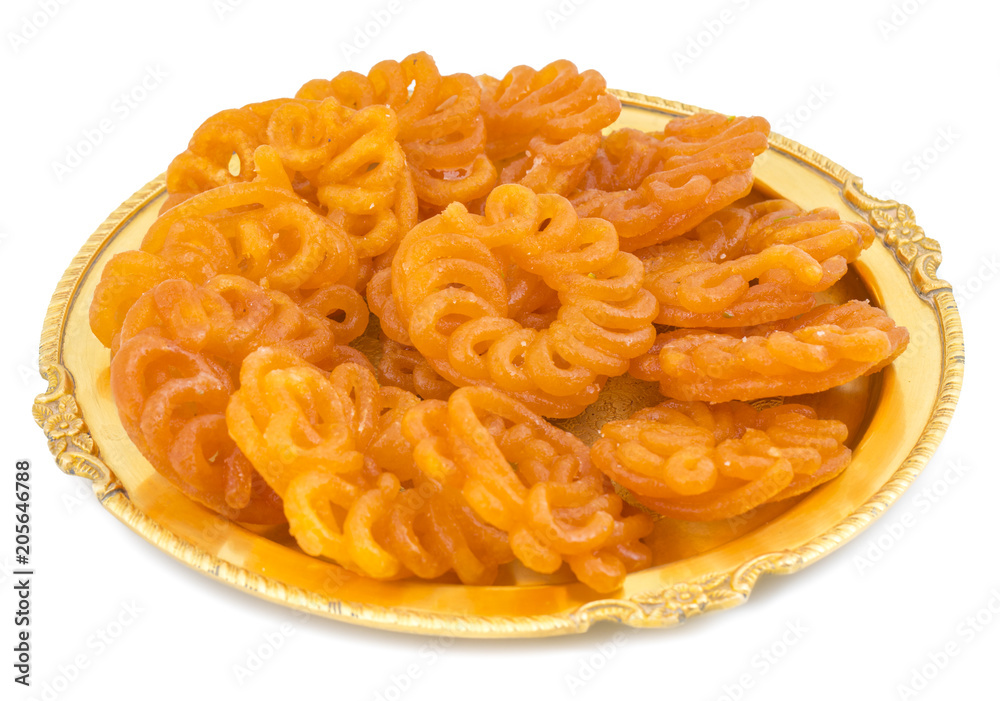 Indian Sweet Food Imarti Also Know as Amriti, Omriti, Jahangir, Jalebi ...