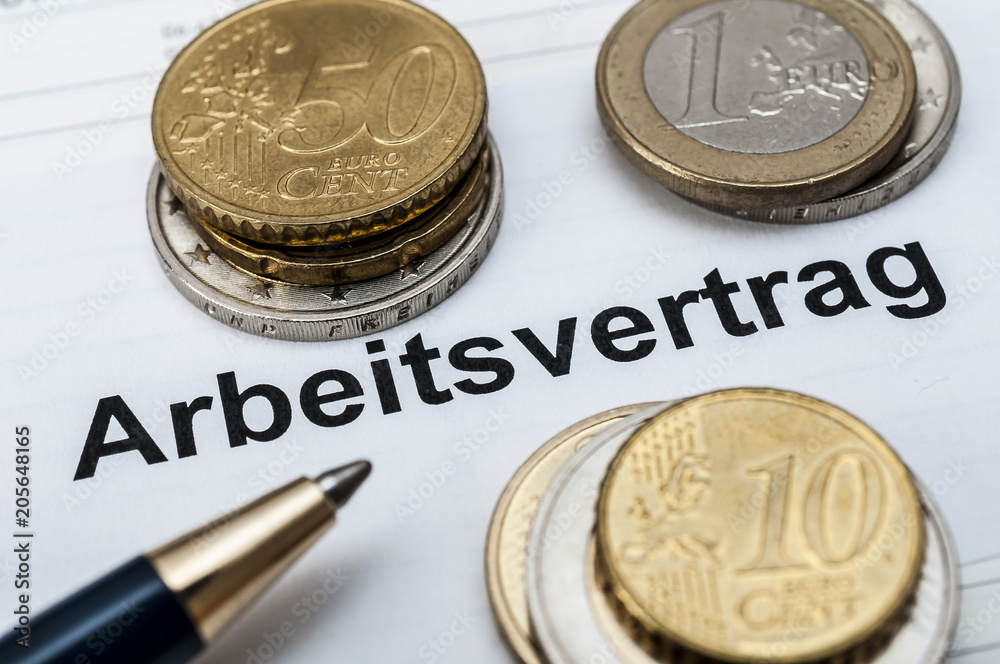 Arbeitsvertrag Stock-Foto | Adobe Stock