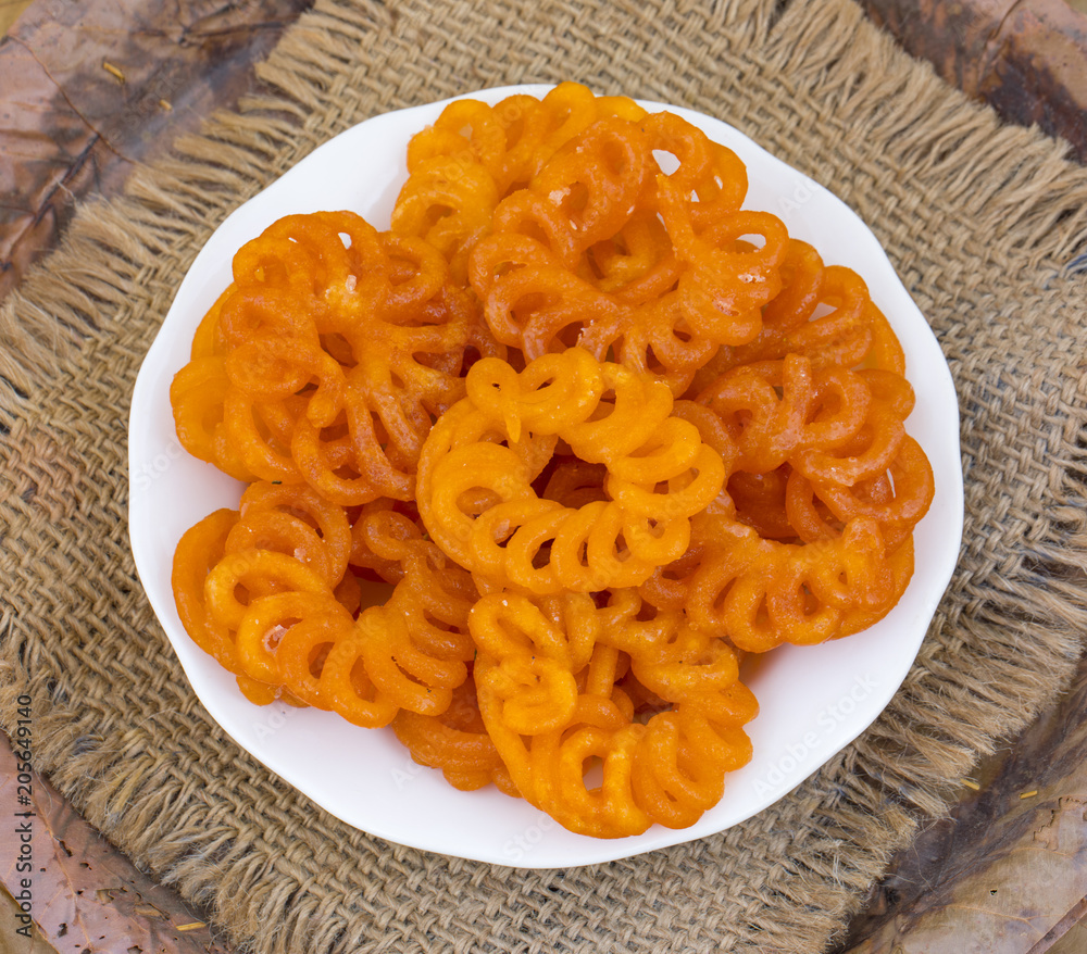 Indian Traditional Sweet Imarti Also Know as Amriti, Omriti, Jahangir ...