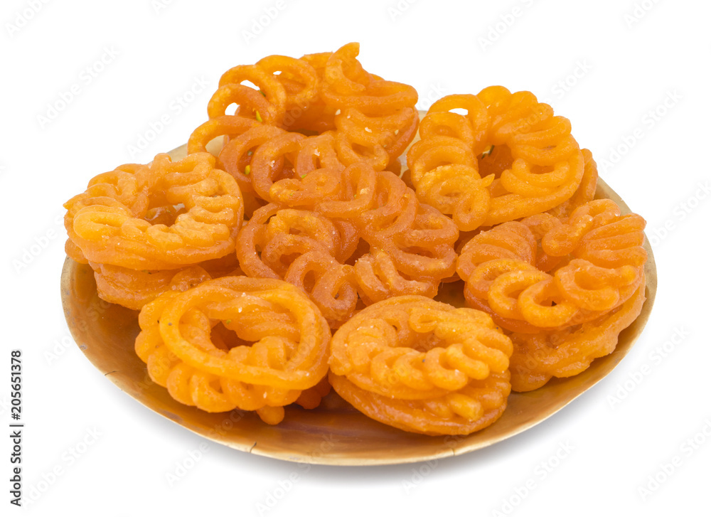 Indian Sweet Food Imarti Also Know as Amriti, Omriti, Jahangir, Jalebi ...