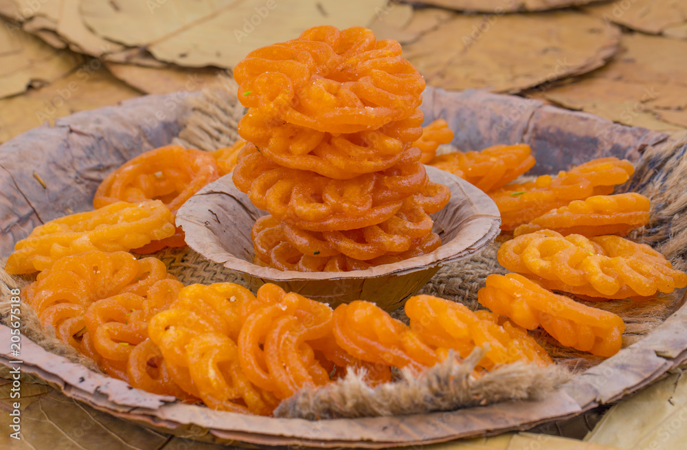 Indian Traditional Sweet Imarti Also Know as Amriti, Omriti, Jahangir ...