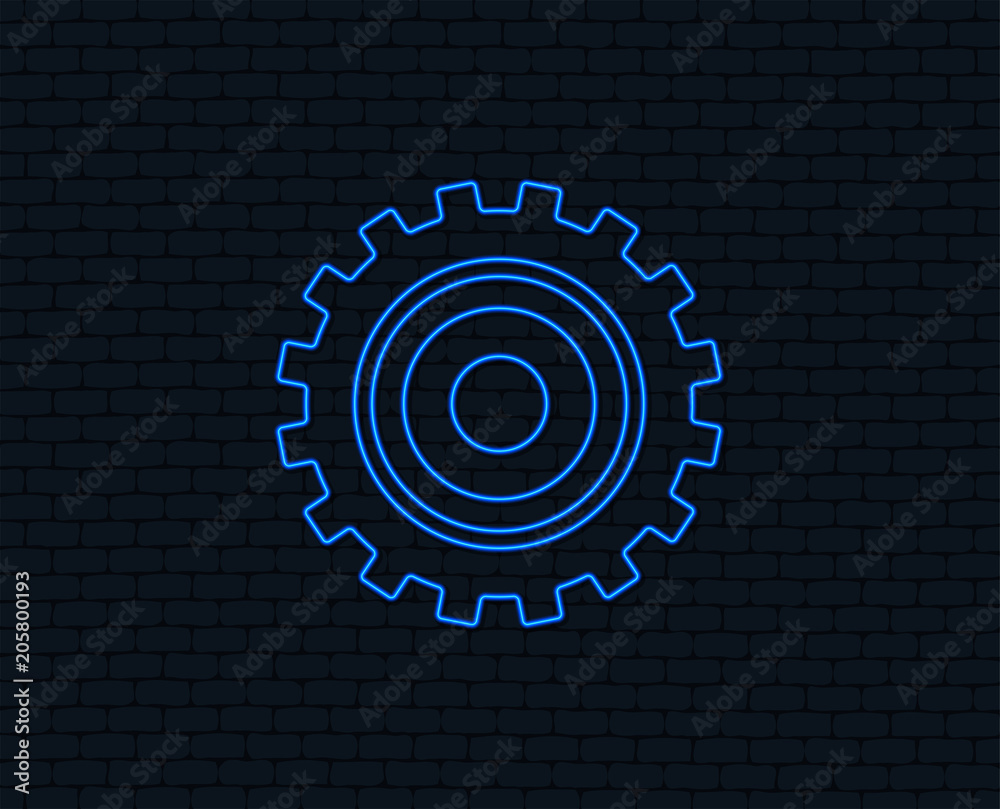 Settings Icon Blue