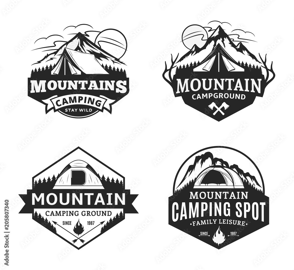 Camping Logo Vector
