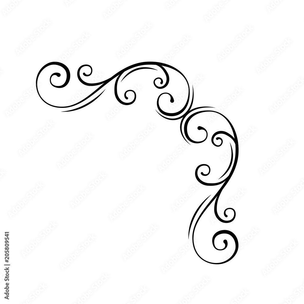 Filigree Corner Pattern