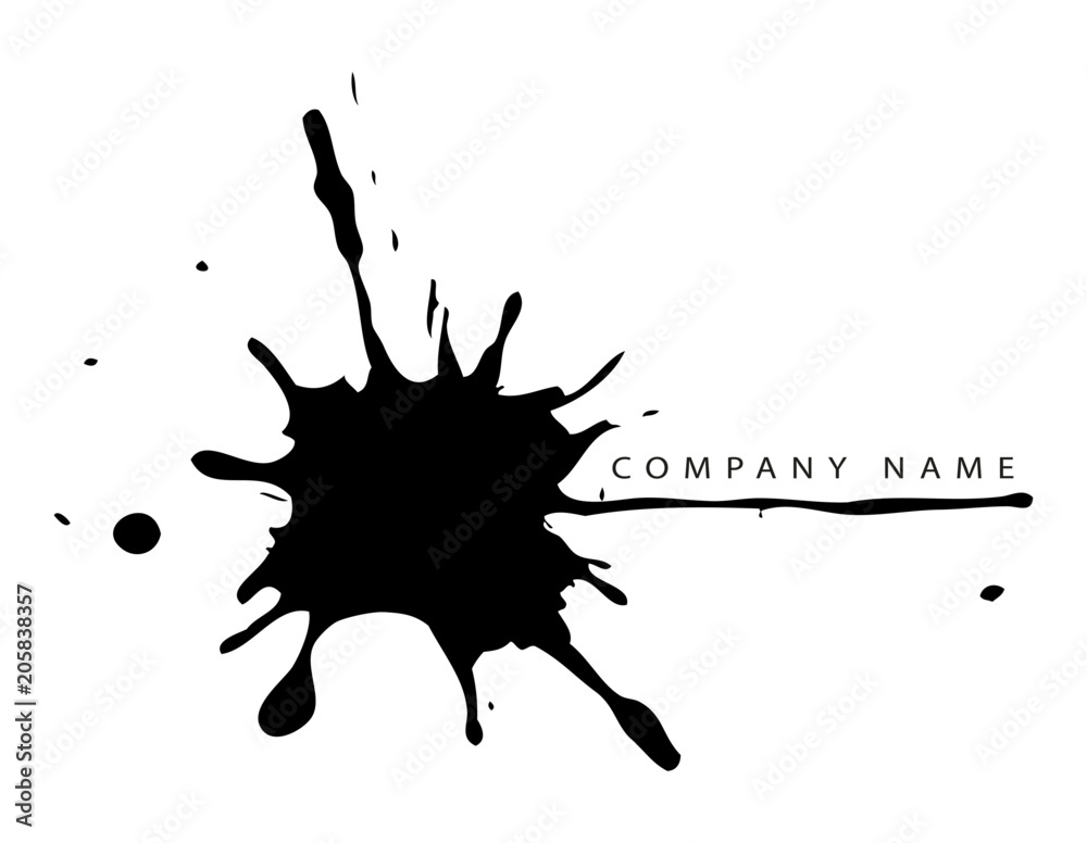 Splash logo Stock Vector | Adobe Stock