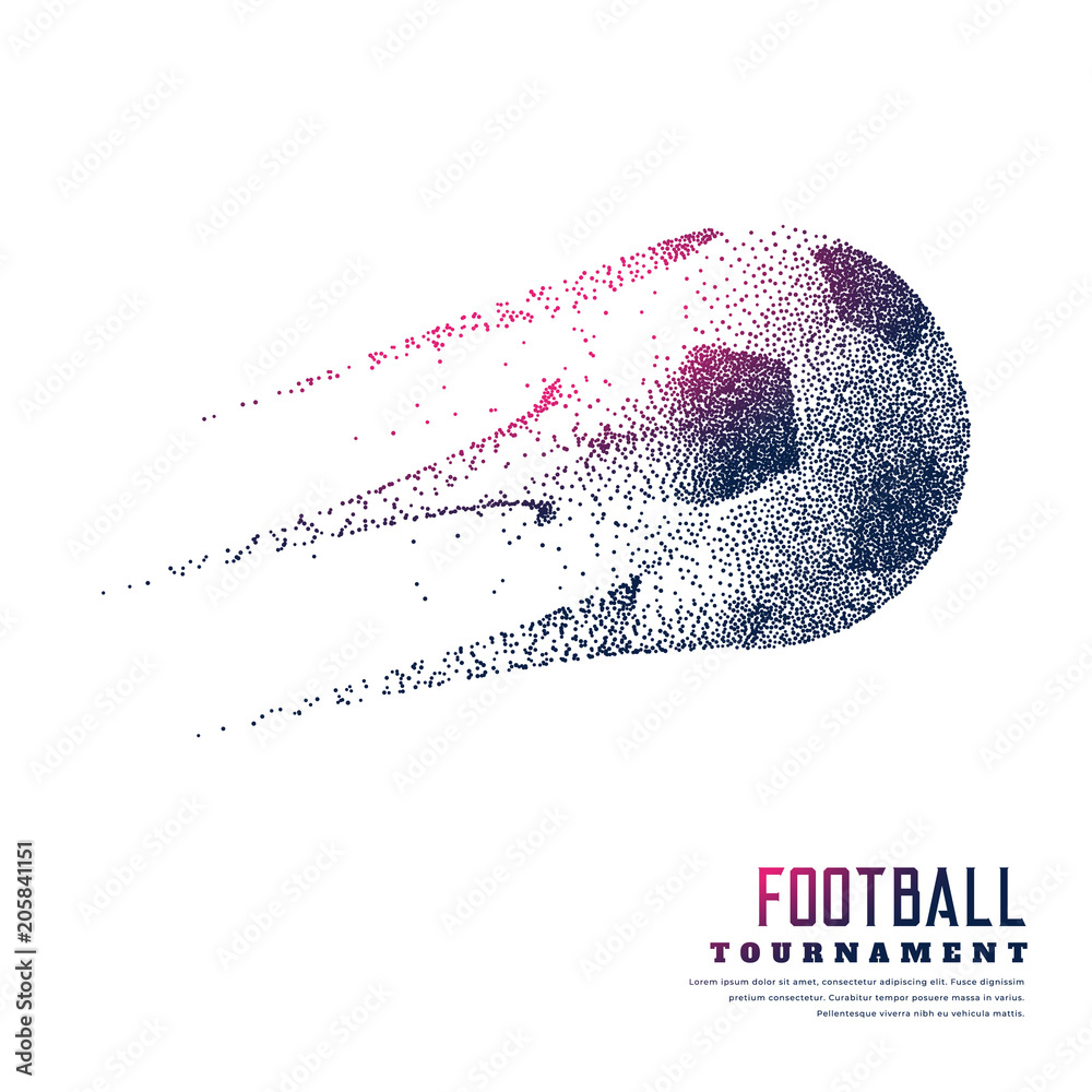 creative football made with particles Stock Vector | Adobe Stock creative football made with particles Stock Vector | Adobe Stock