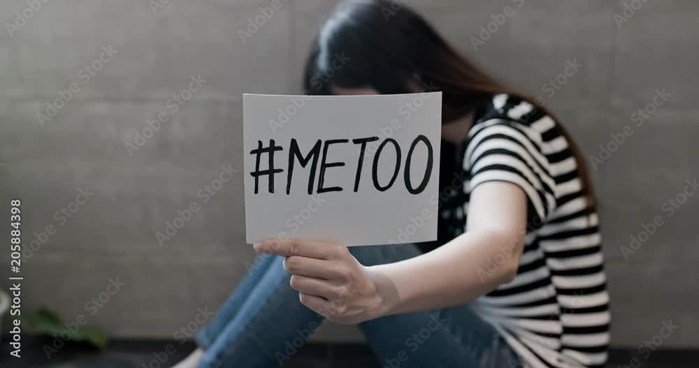 woman against sexual harassment Stock Video | Adobe Stock