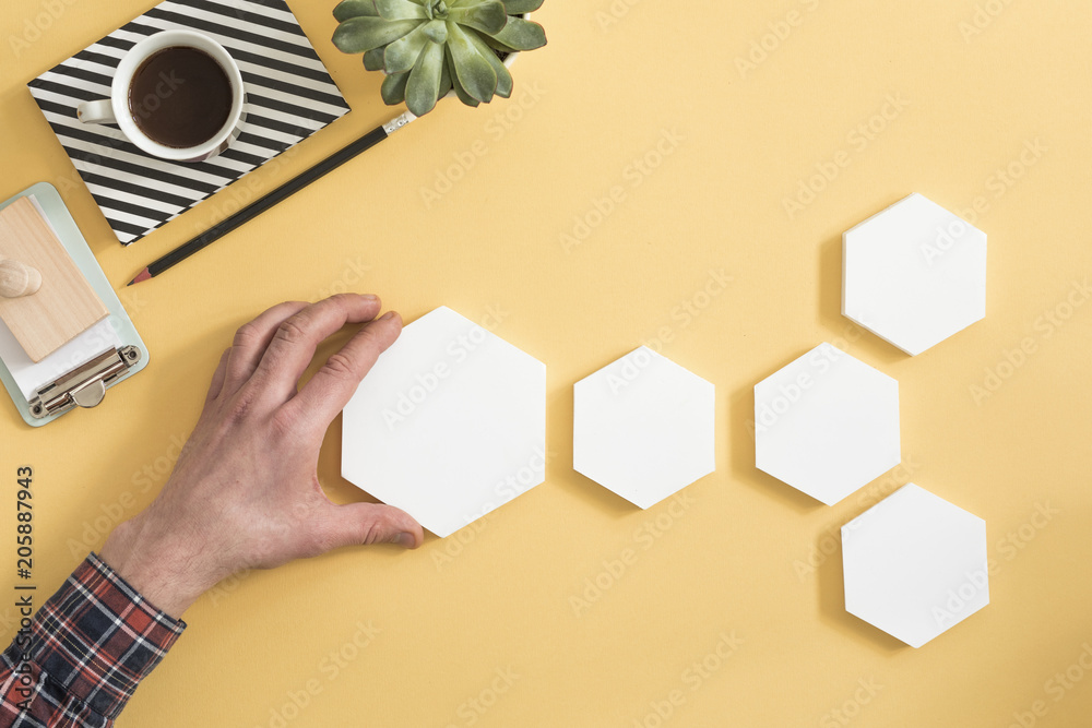 Blank diagram for project, idea, concept, presentation. Modern ...