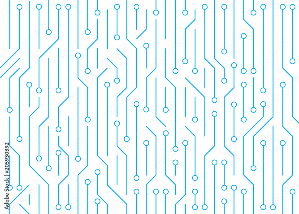 Abstract Circuit Board Pattern