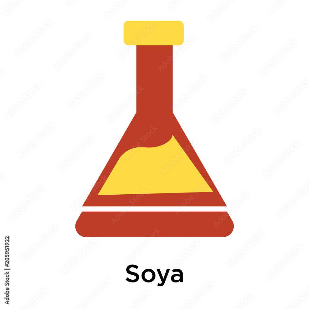 Soya icon vector sign and symbol isolated on white background Stock ...
