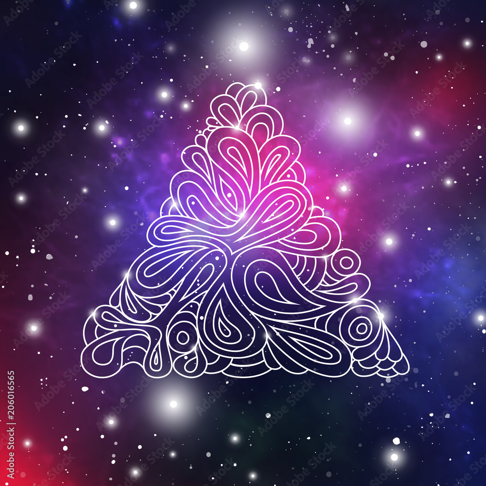 Galaxy Hipster Triangle