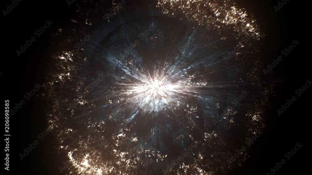 Massive cosmic explosion (Zoomed-In) I have many space explosions in my ...
