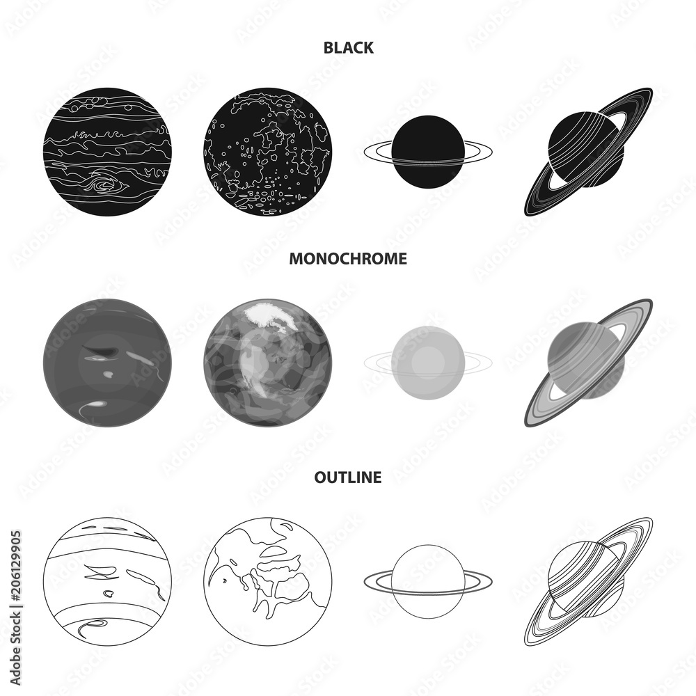Neptune Planet Outline