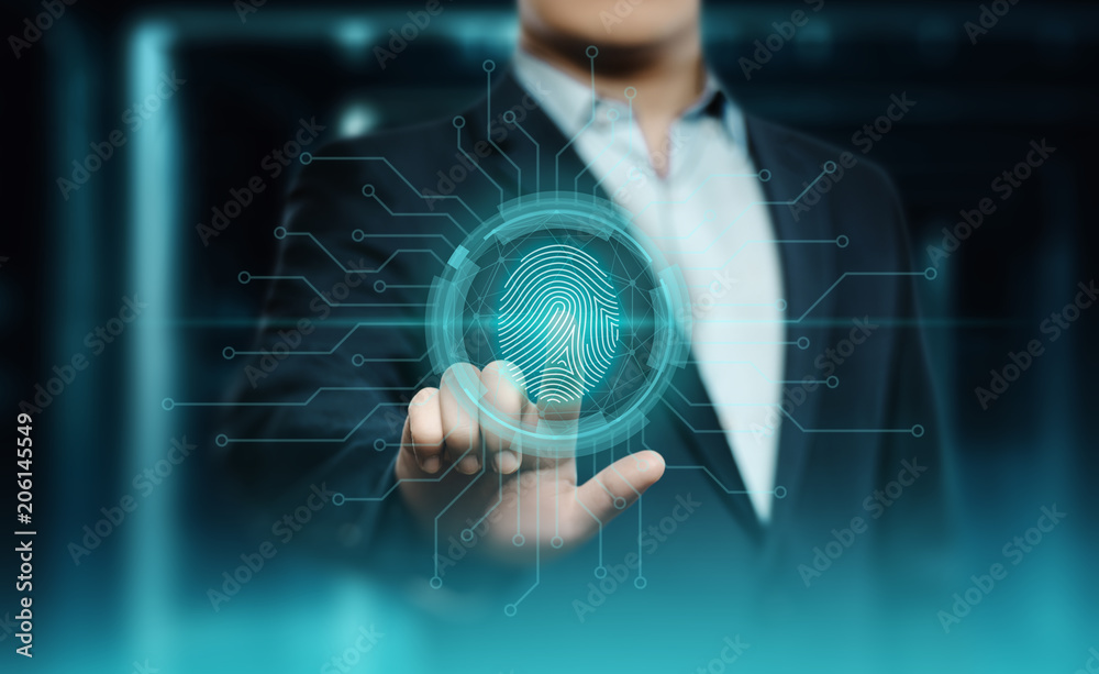 Fingerprint scan provides security access with biometrics ...