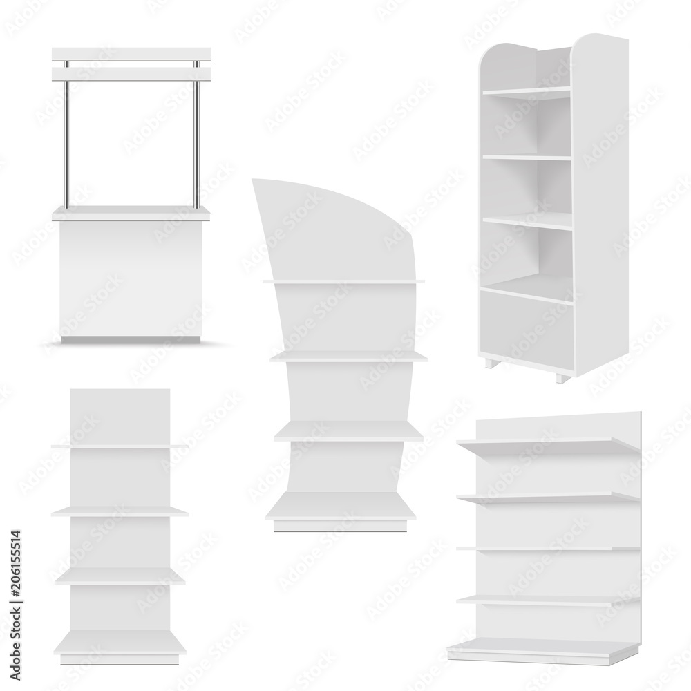 Blank of sale trade stands for your design. Vector. Stock Vector ...